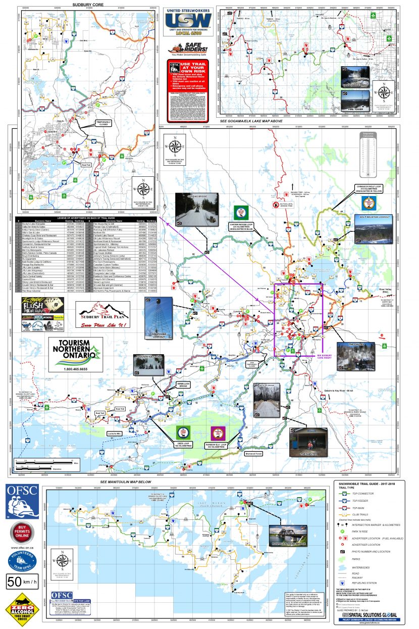 Online Trail Map - Onaping Falls High Riders